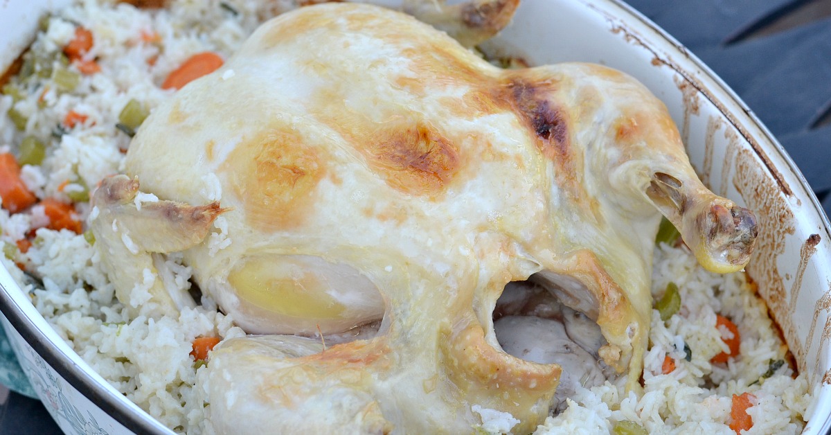 Homemade Chicken and Rice Dinner made in one pot - Keeping Life Sane