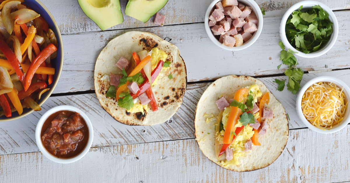 Easy Breakfast Fajitas - Keeping Life Sane