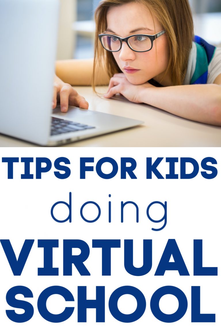 The BEST Tips for Kids doing Virtual School at Home - Keeping Life Sane