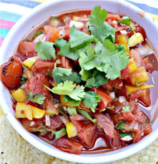 5 Minute Homemade Chunky Salsa Recipe - Keeping Life Sane